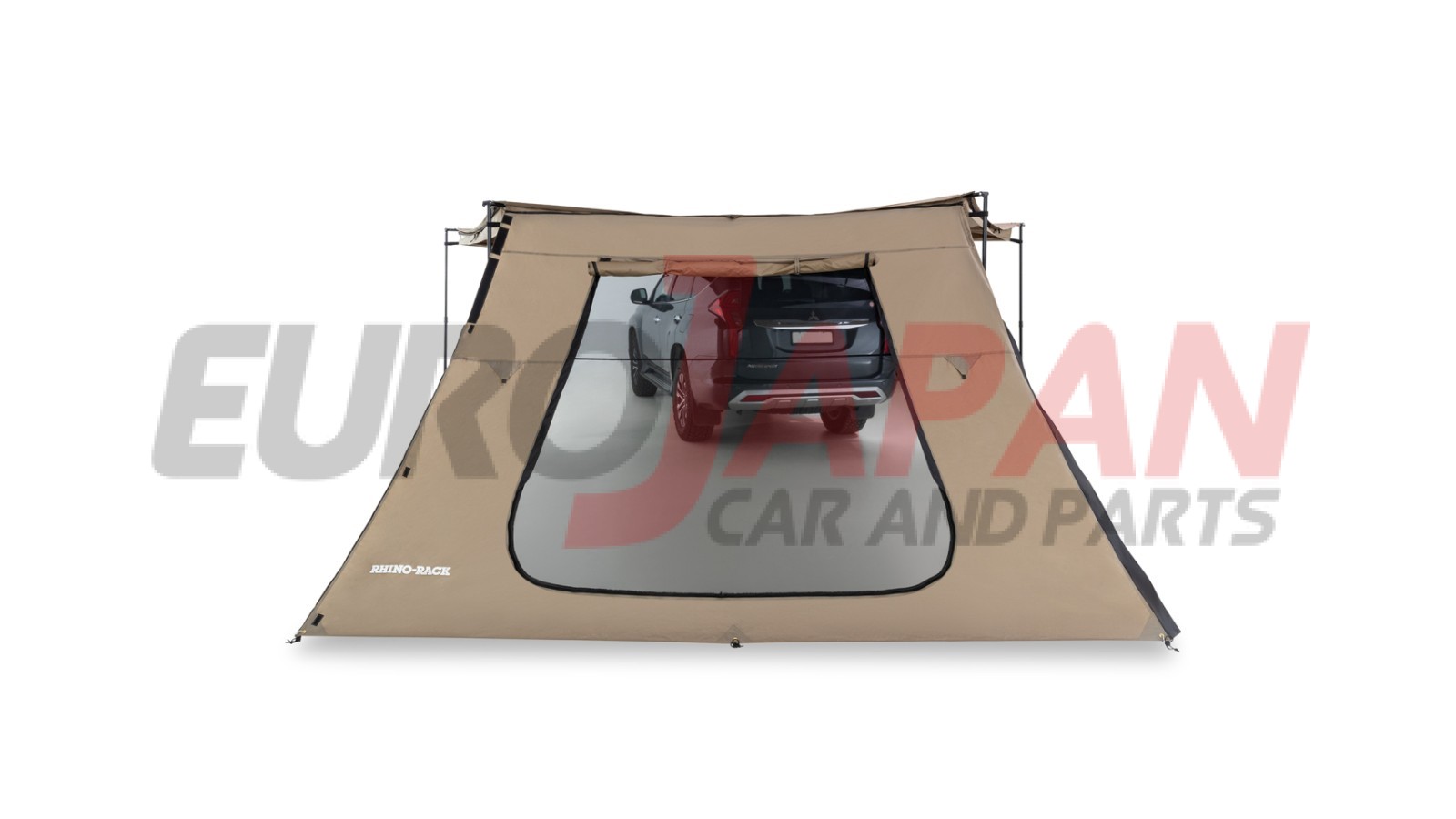 Trapezoidal Sidewall with Door for Batwing Awning - Rhino Rack
