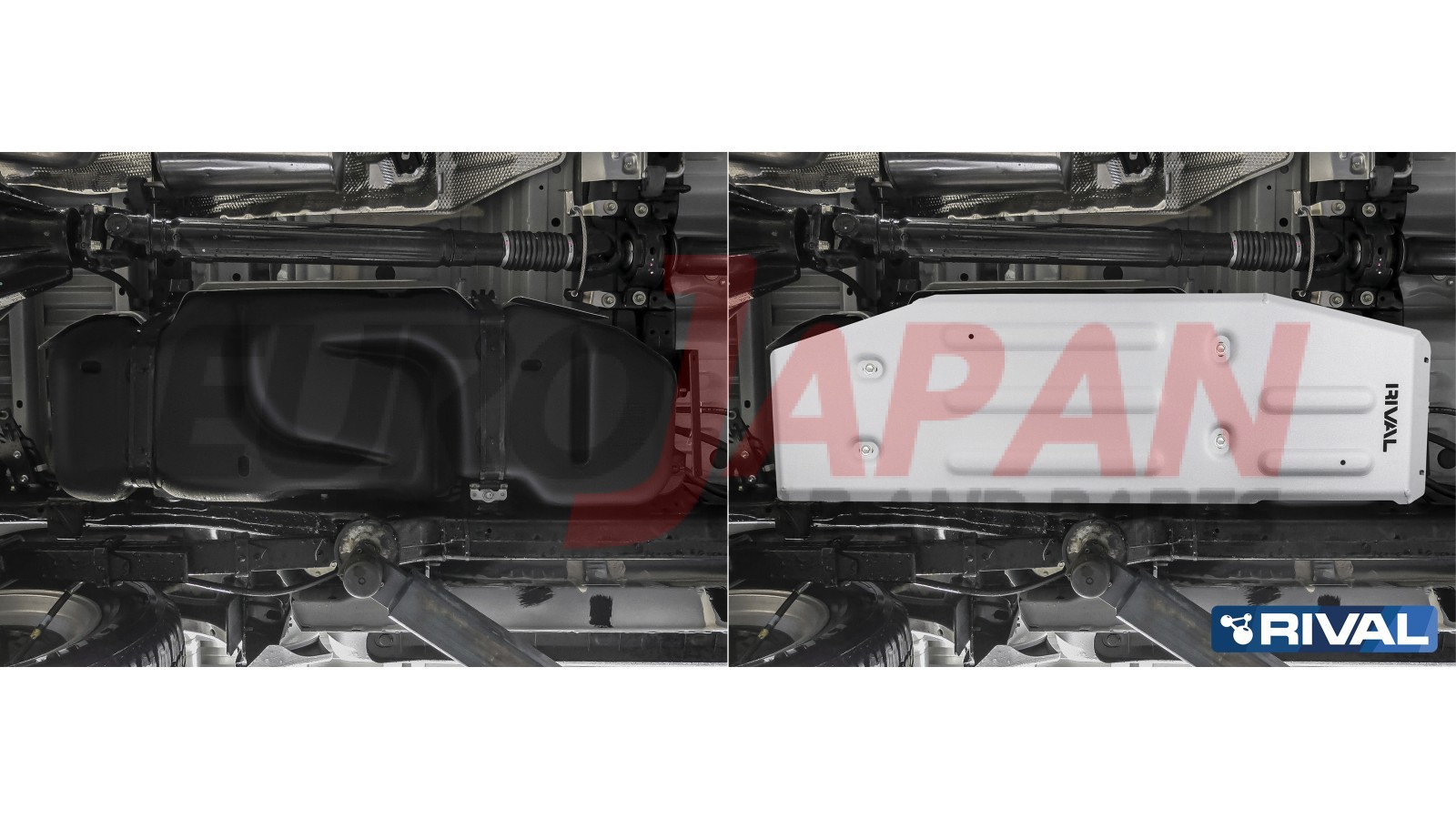 Fuel tank protection plate for Toyota Hilux Revo 2015+ - Rival